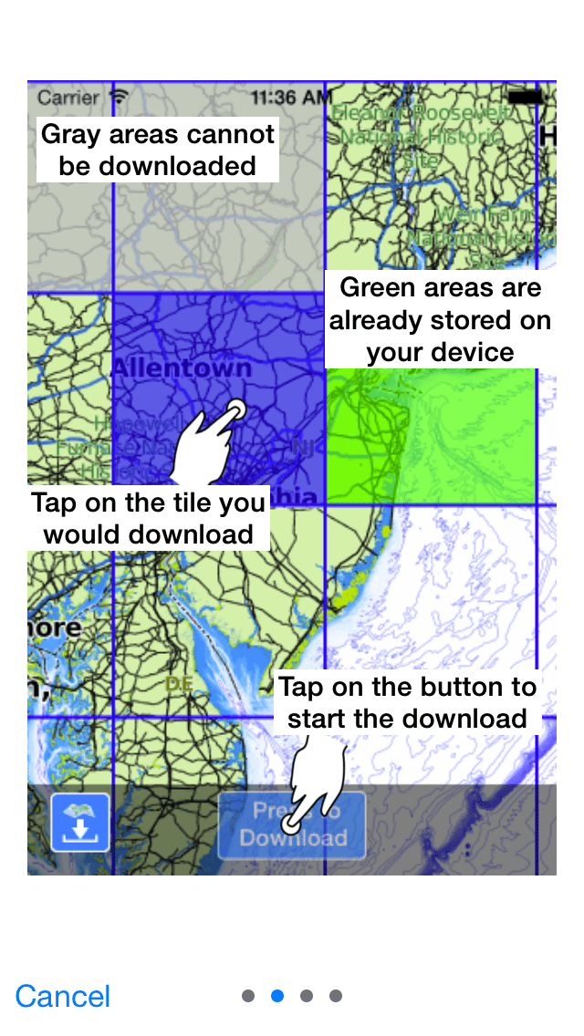Aqua Map marine gps offline charts, best iphone gps app with NOAA ...