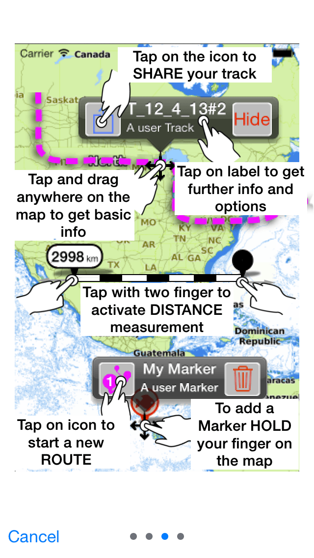 Aqua Map marine gps offline charts, best iphone gps app with NOAA ...